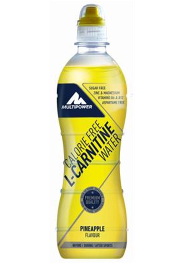 Multipower L-Carnitin Wasser, 12 x 500 ml Flaschen (Pfandartikel) - Je